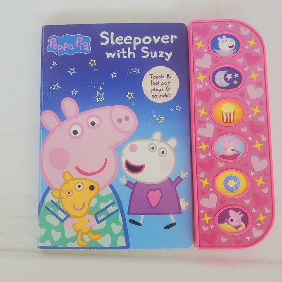Accents | Peppa Pig Sleepover With Suzy Sound Book Board Books Pi Kids ...